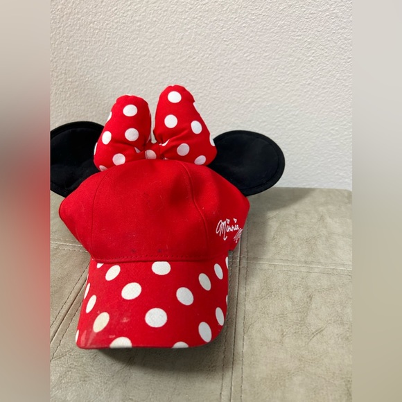 Disney | Accessories | Youth Disney Minnie Mouse Hat Red Hat | Poshmark